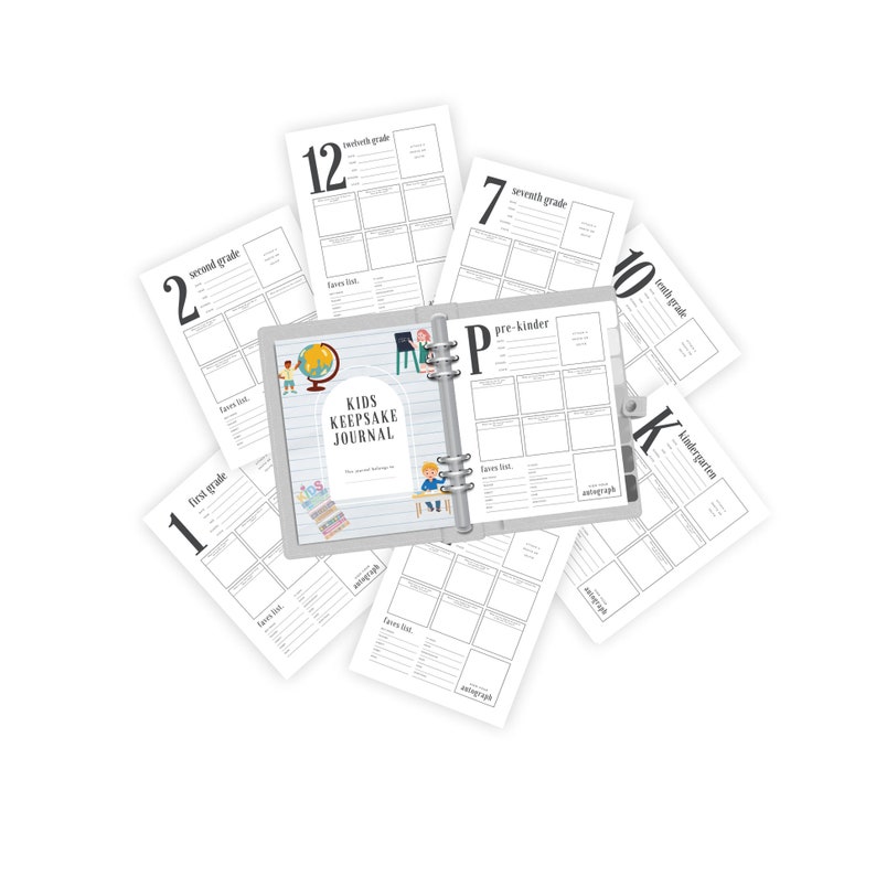 Introducing the Ultimate Kids School Years Keepsake Journal - A ...