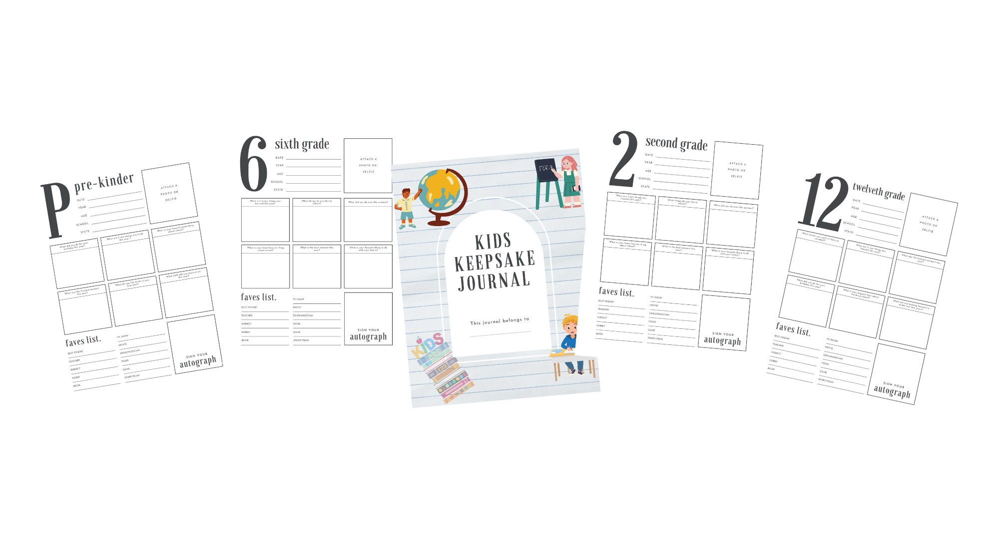 Introducing the Ultimate Kids School Years Keepsake Journal - A ...