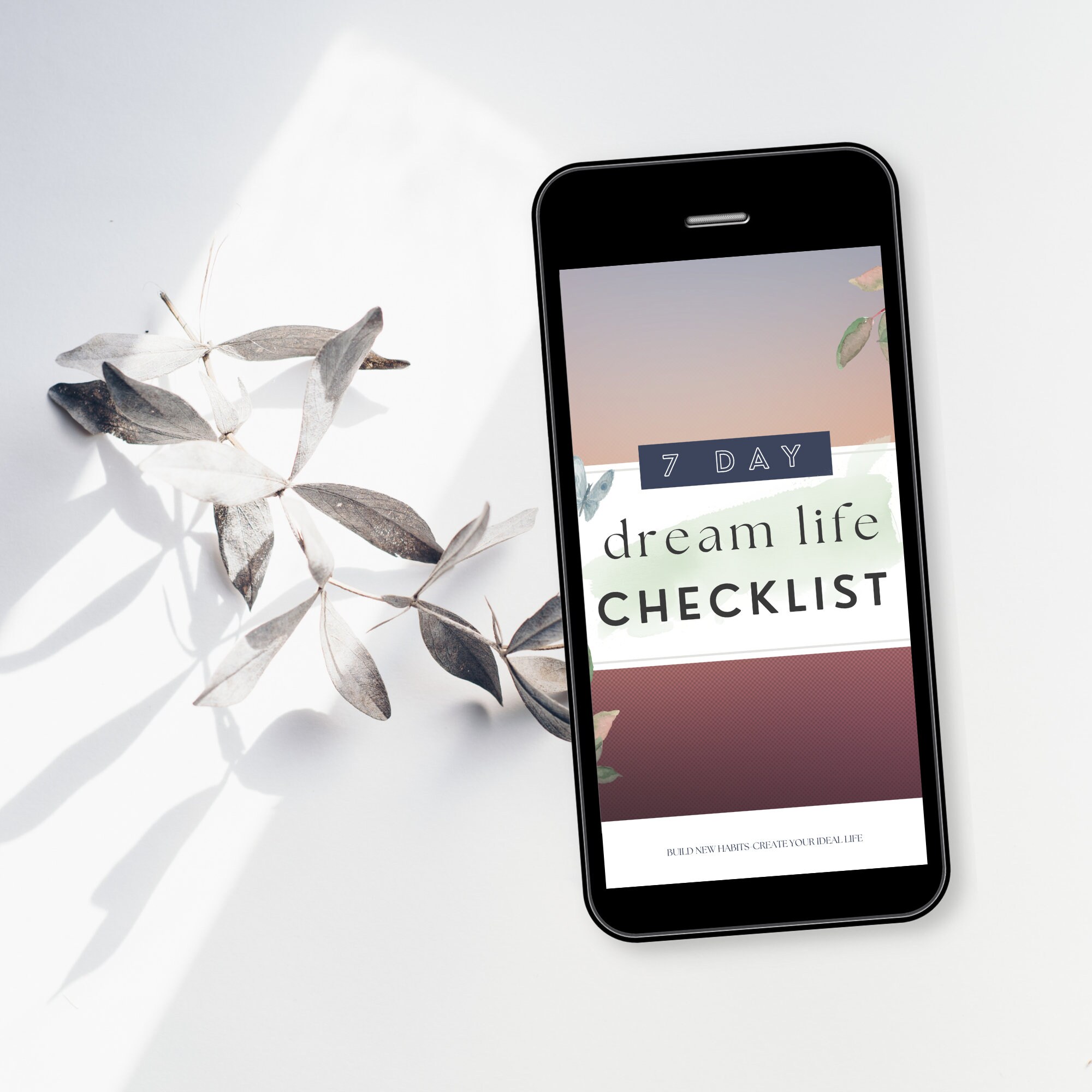 Digital, Printable 7 Day Dream Life Checklist, Prompts - Etsy