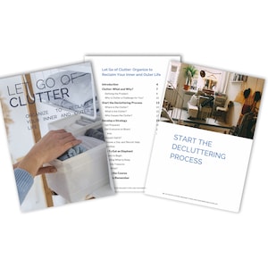 Let Go of Clutter Printable Ebook - Etsy