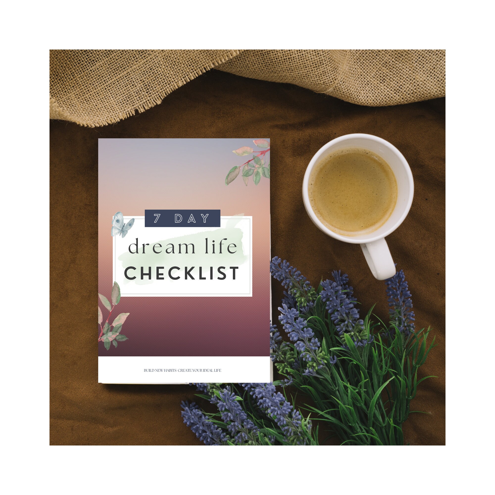 Digital, Printable 7 Day Dream Life Checklist, Prompts - Etsy