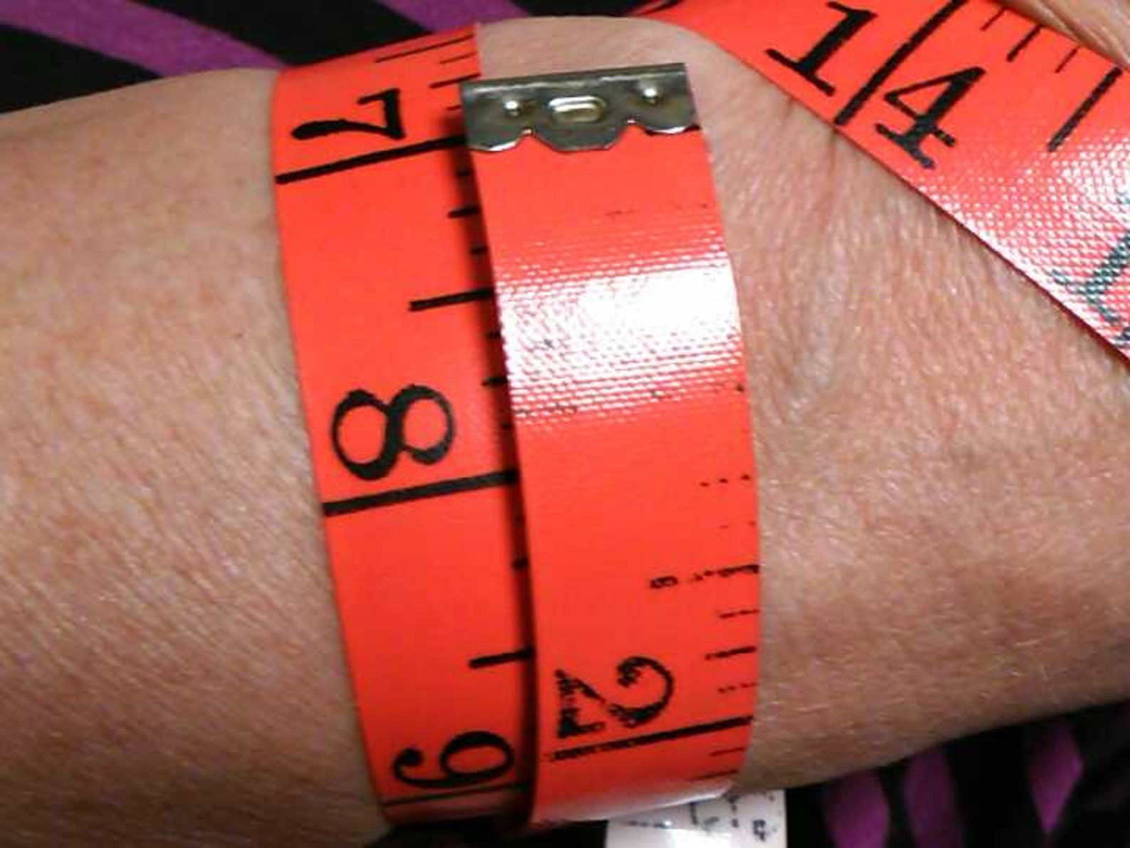 COPPER CUFF Ruffled Double - Etsy