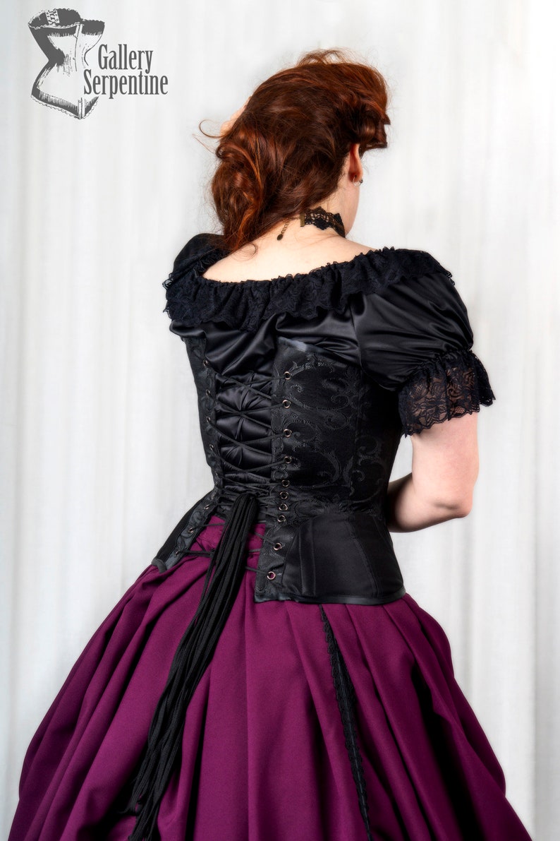 Turn of the Century Front Laced Over Bust Corset - Etsy