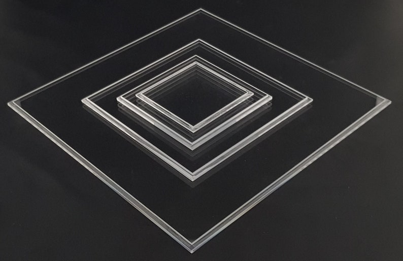 Clear Acrylic Perspex Cube Display Case Without Base - Etsy UK