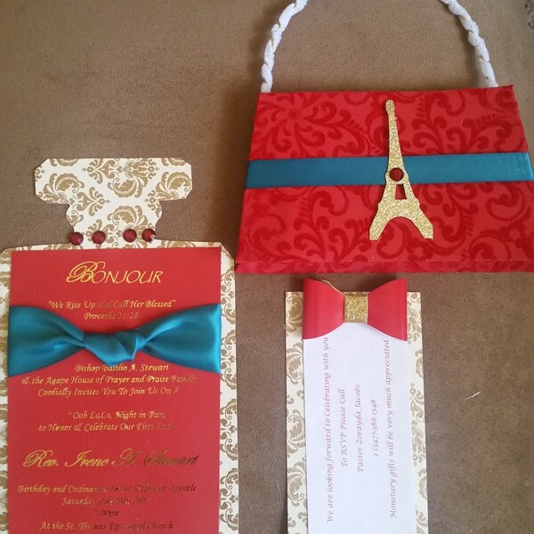 Purse Invitations - Etsy