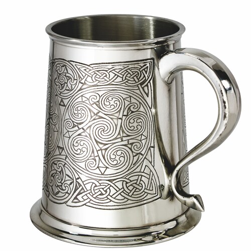 Celtic Dragon 1 Pint Wentworth Pewter Tankard | Etsy UK