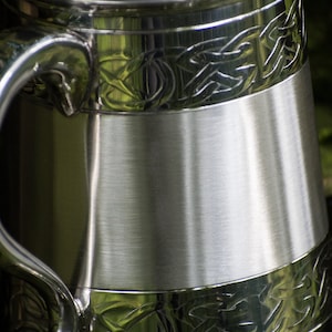 Celtic Embossed 1 Pint Wentworth Pewter Tankard - Etsy