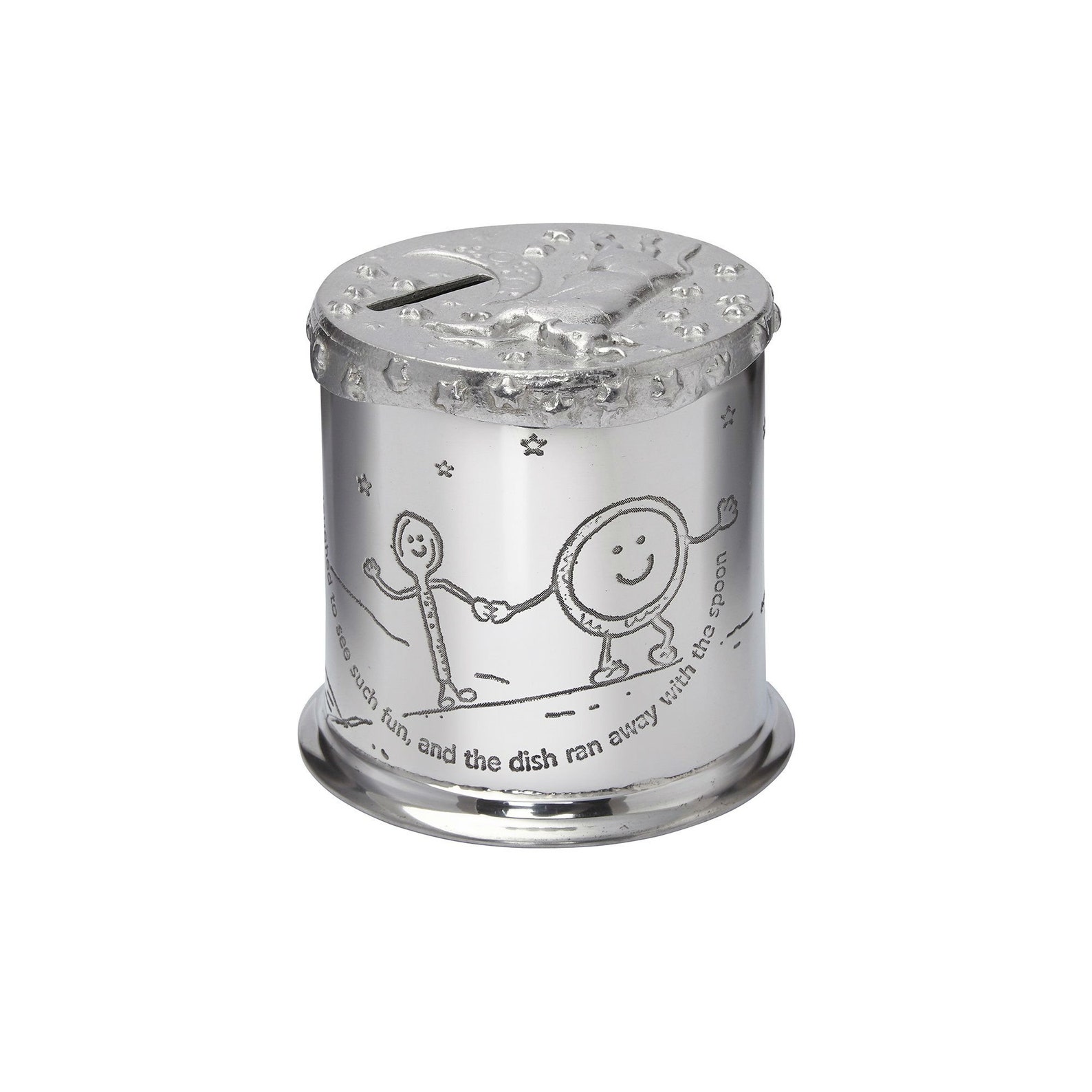 Cow Over the Moon Wentworth Pewter Money Box, Baby Gift, Keepsake - Etsy UK