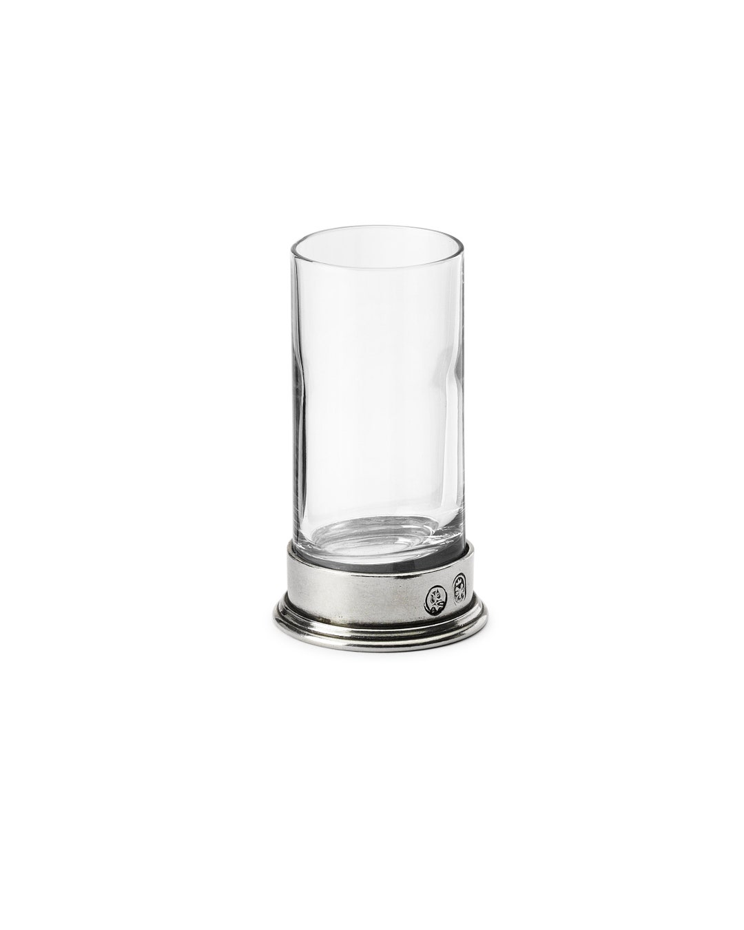 Pewter & Glass Shot Glass - Etsy