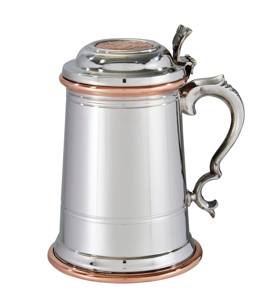 Copper Celtic Pewter Stein Lidded Pewter Tankard Beer Mug - Etsy