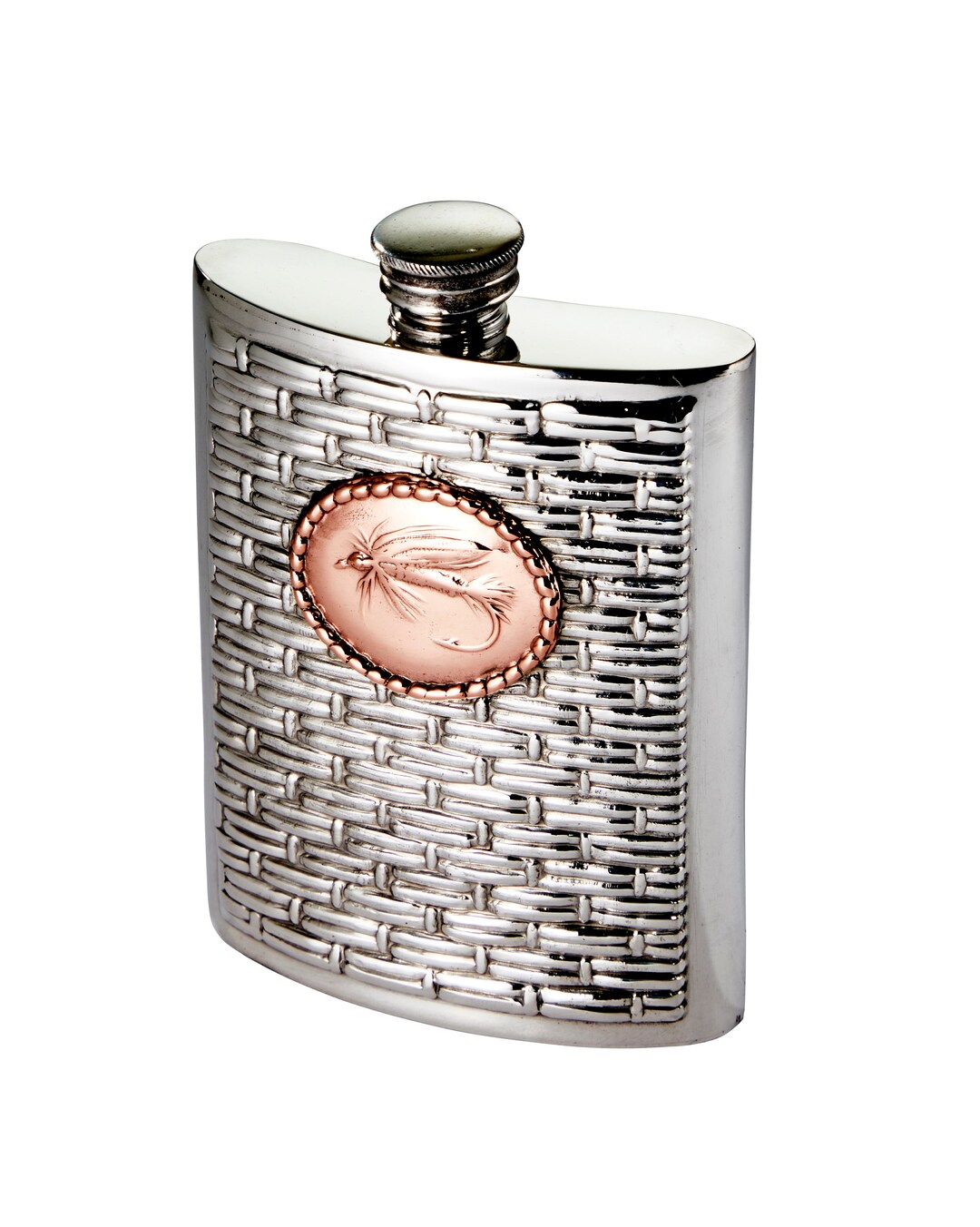 Fly Fishing Basket Weave Flask Copper - Etsy