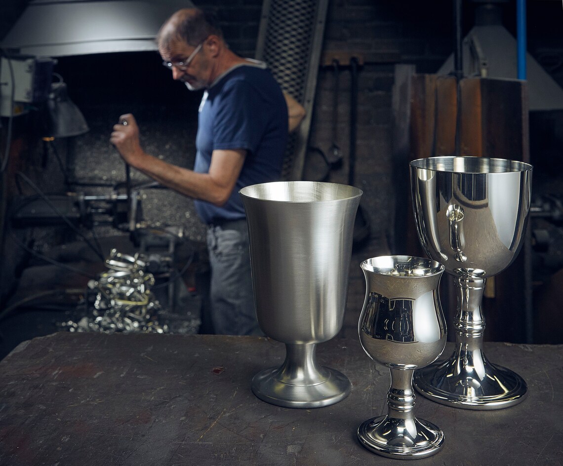 Large Kells Celtic Band Wentworth Pewter Goblet, Wine Goblet, - Etsy