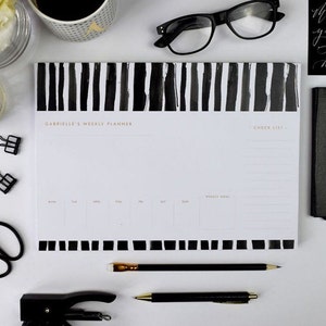A4 Weekly Planner | Desk Notepad | Tear-off Notepad | Task Planner - 9 ...