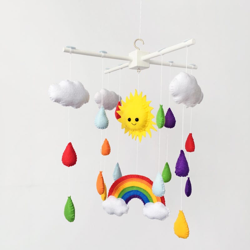 Rain Cloud Mobile - Etsy