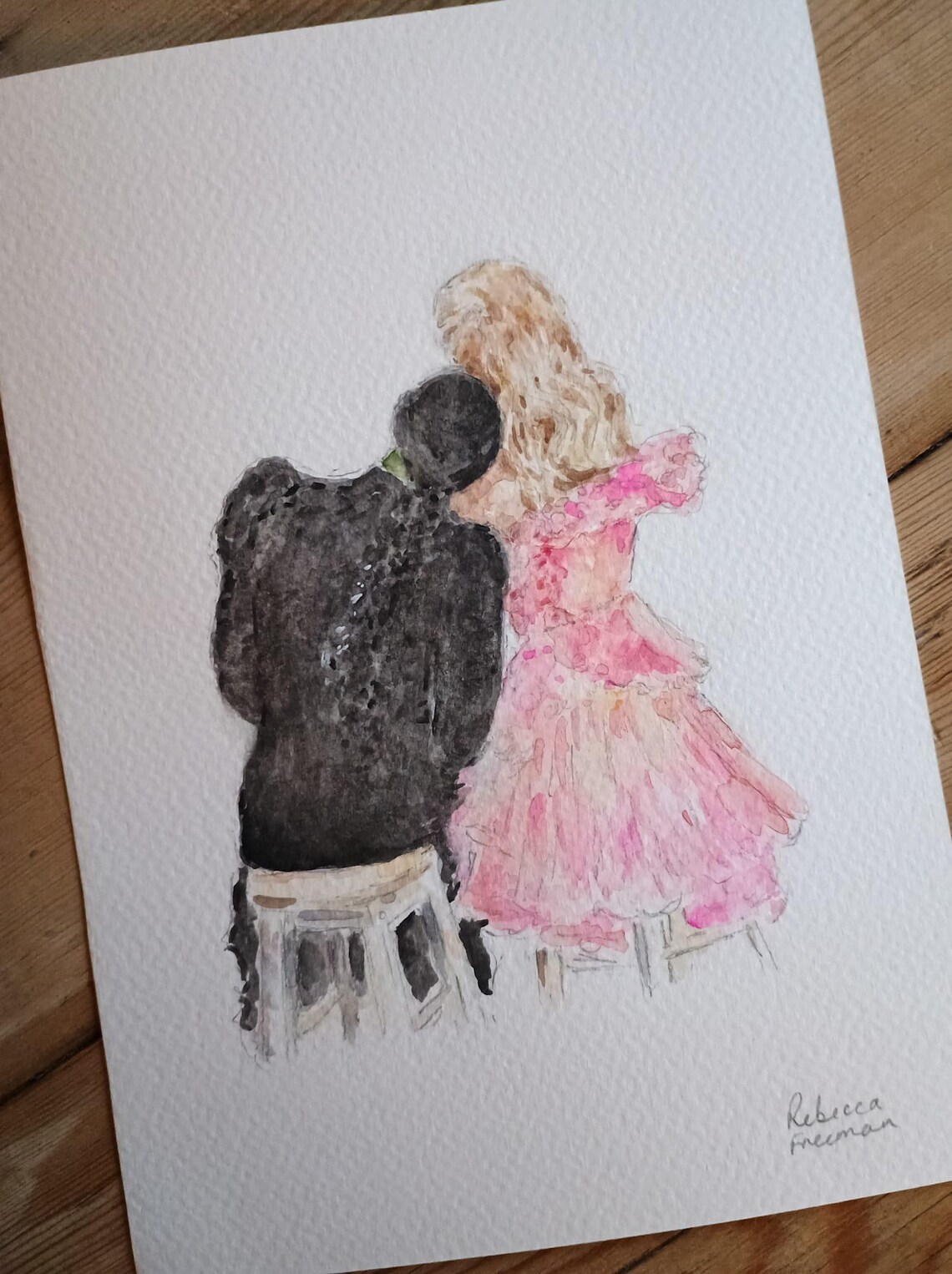 A5 Elphaba and Glinda Print Watercolour - Etsy UK