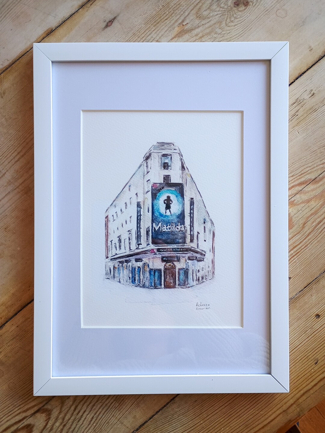 Matilda Theatre Front Watercolour Print - Etsy