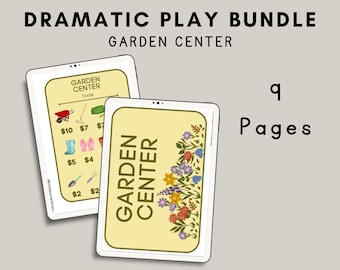 Garden Theme Dramatic Play Printables - Etsy