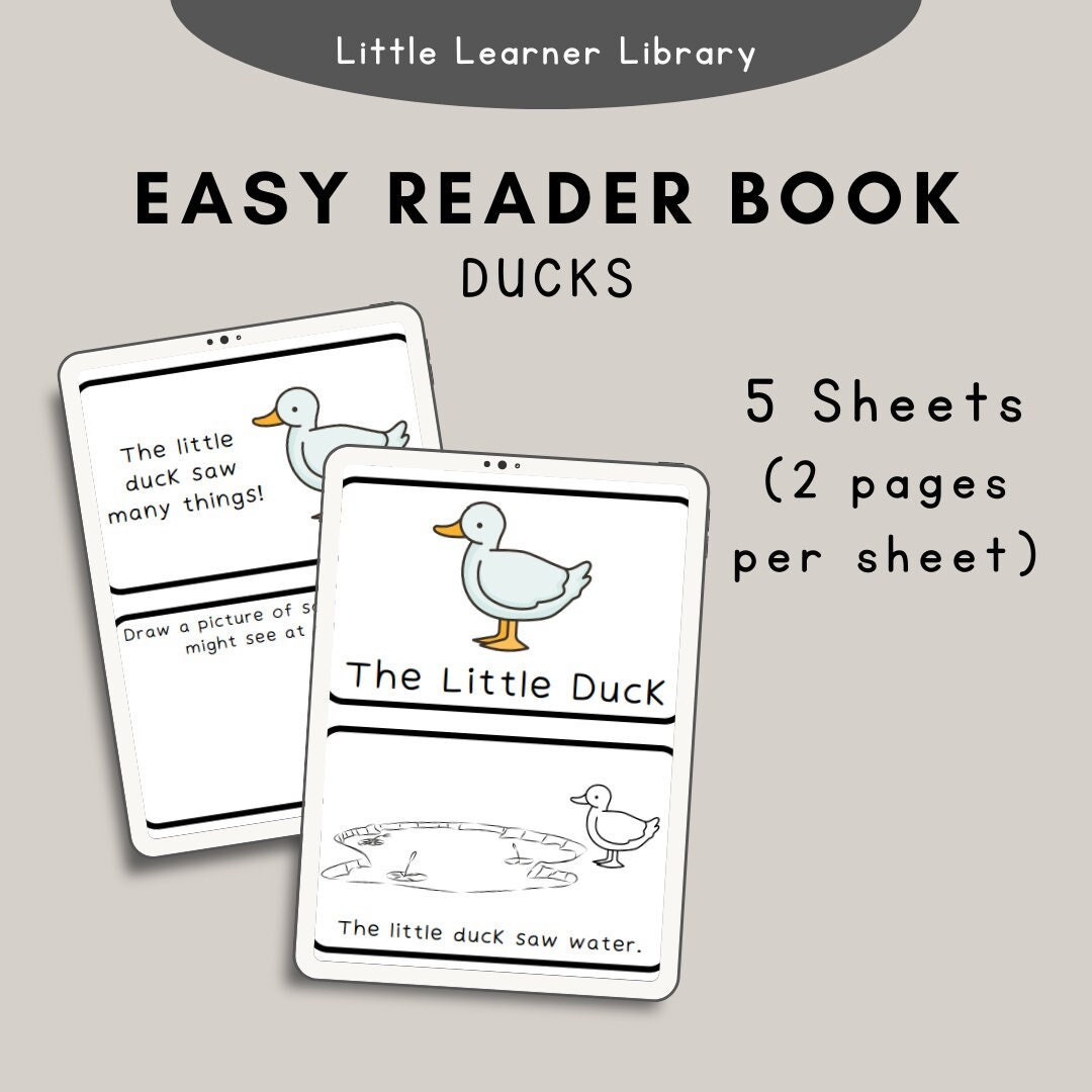 Kindness Easy Reader (printable Book) - Etsy