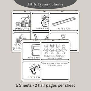 Welcome Back to School Easy Reader (printable Book) - Etsy