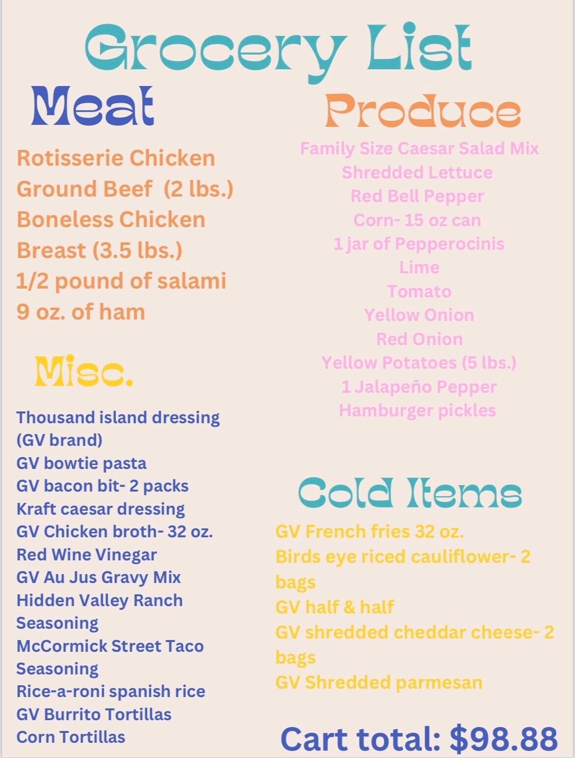 Walmart Meal Planner Budget and Kid Friendly Recipes - Etsy
