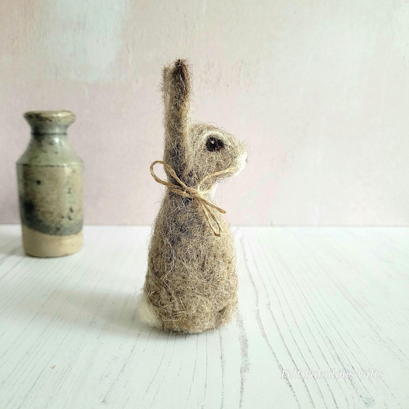 Felted Hare - Etsy