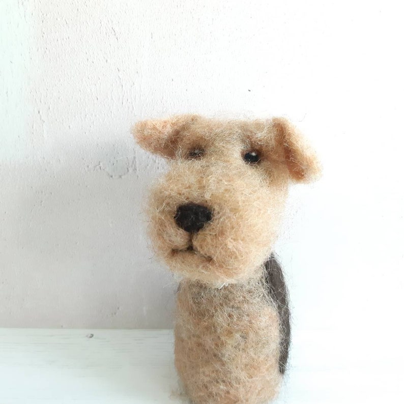 Felted Airedale Terrier - Etsy