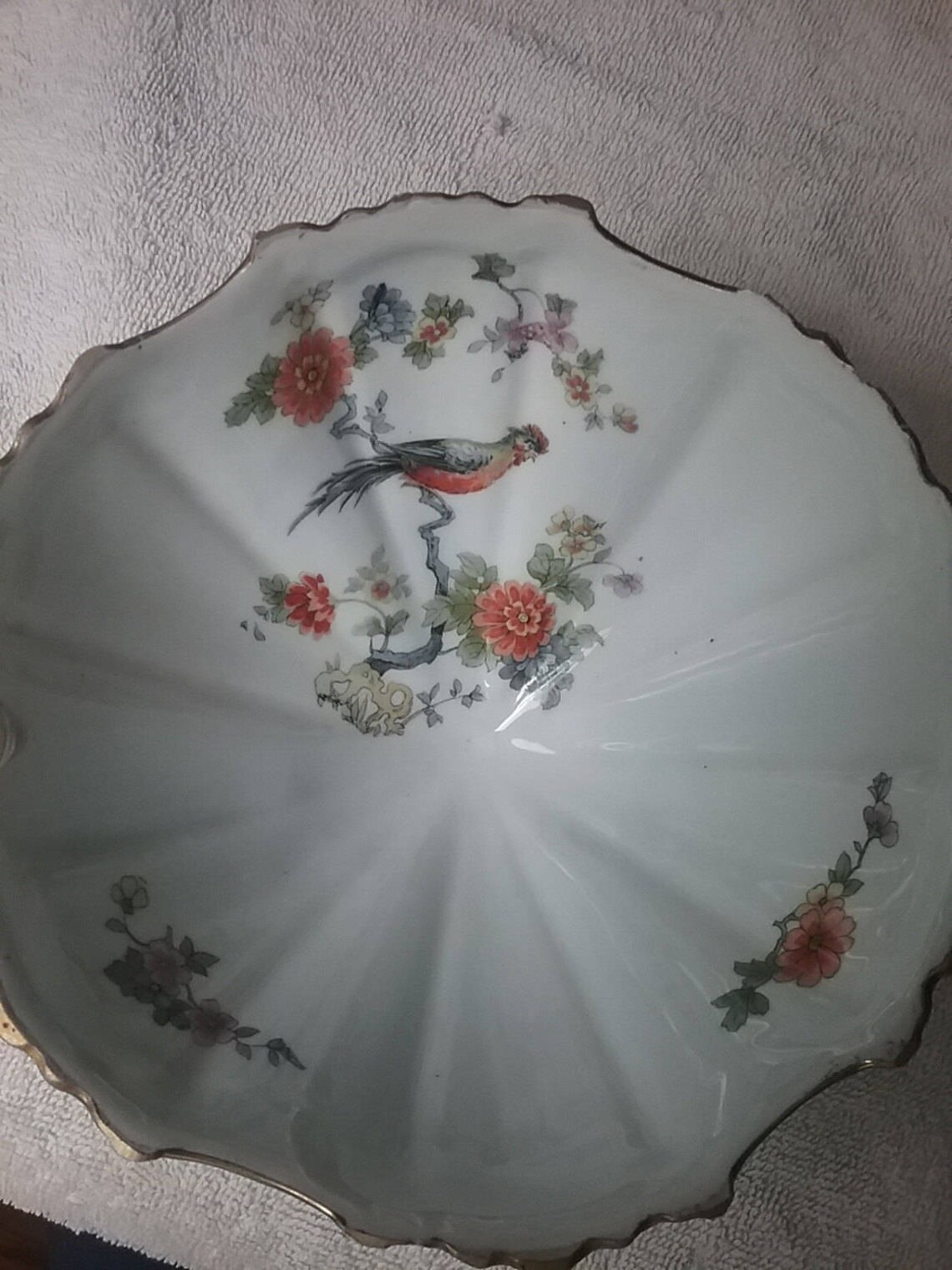 Imperfect Bowl - No Markings - Bird on Branch - Etsy