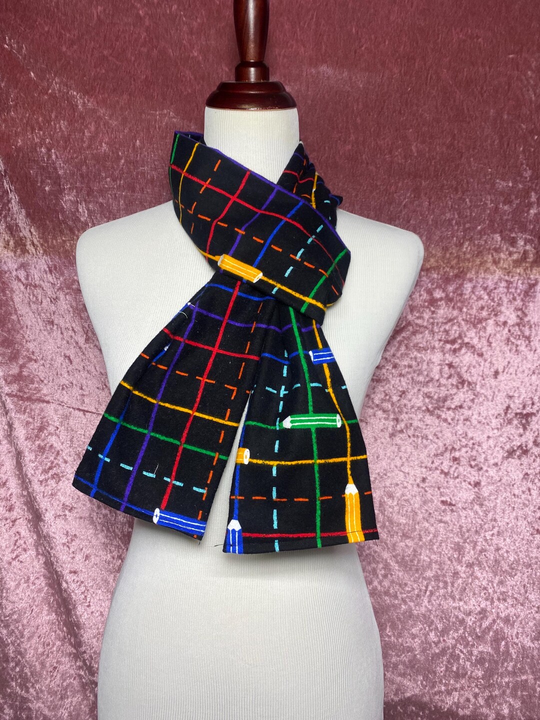 Art, Writing, Teacher Scarf - Etsy