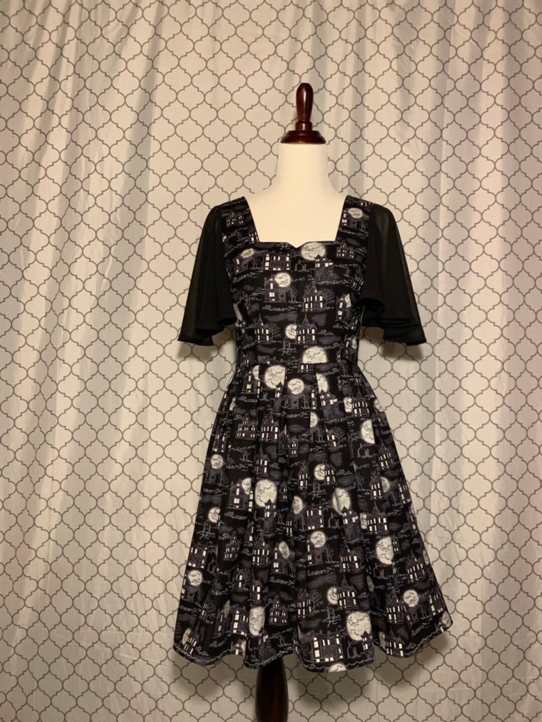 Women's Haunted House Dress - Etsy