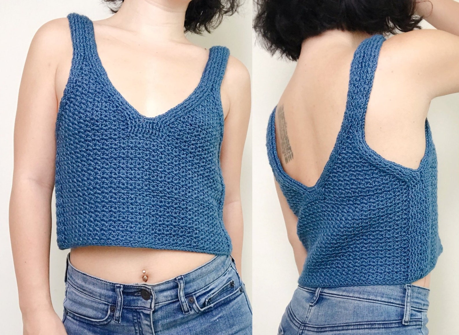 Claudette Top Crochet Pattern - Etsy