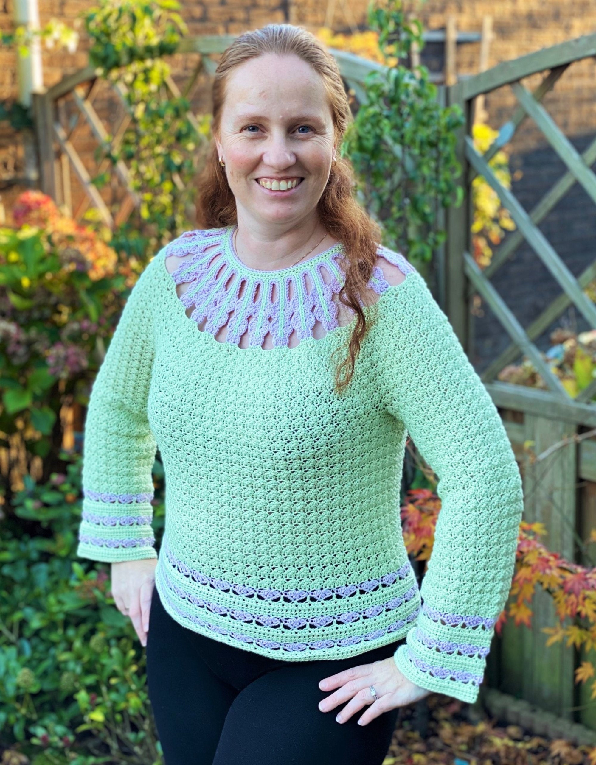 Power Flower Sweater Crochet Pattern | Etsy