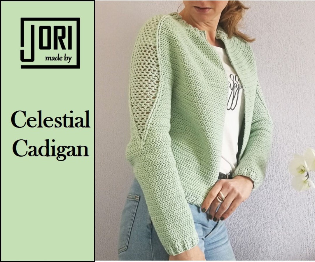 Celestial Cardigan Crochet Pattern - Etsy