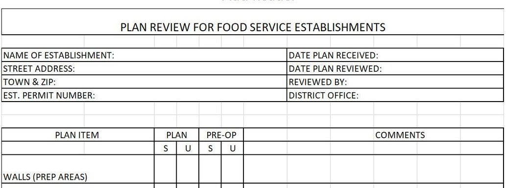 Plan Review Checklist - Etsy