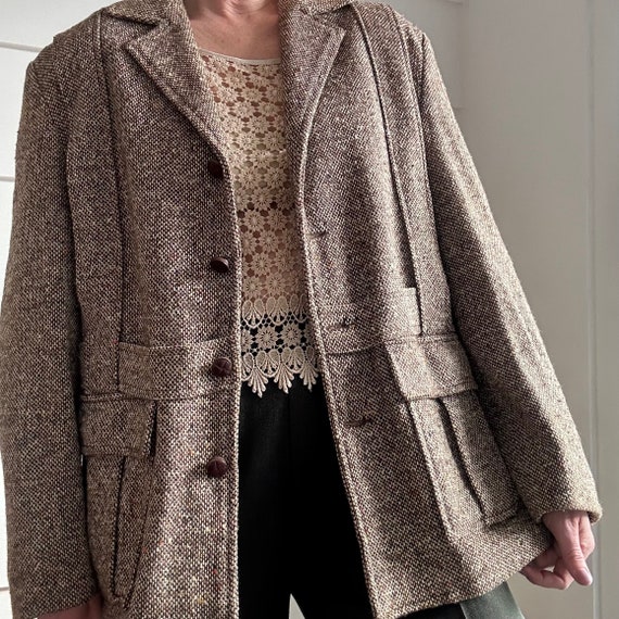 Vintage Tweed Jacket | Vintage Tweed Coat | Mens Twee… - Gem