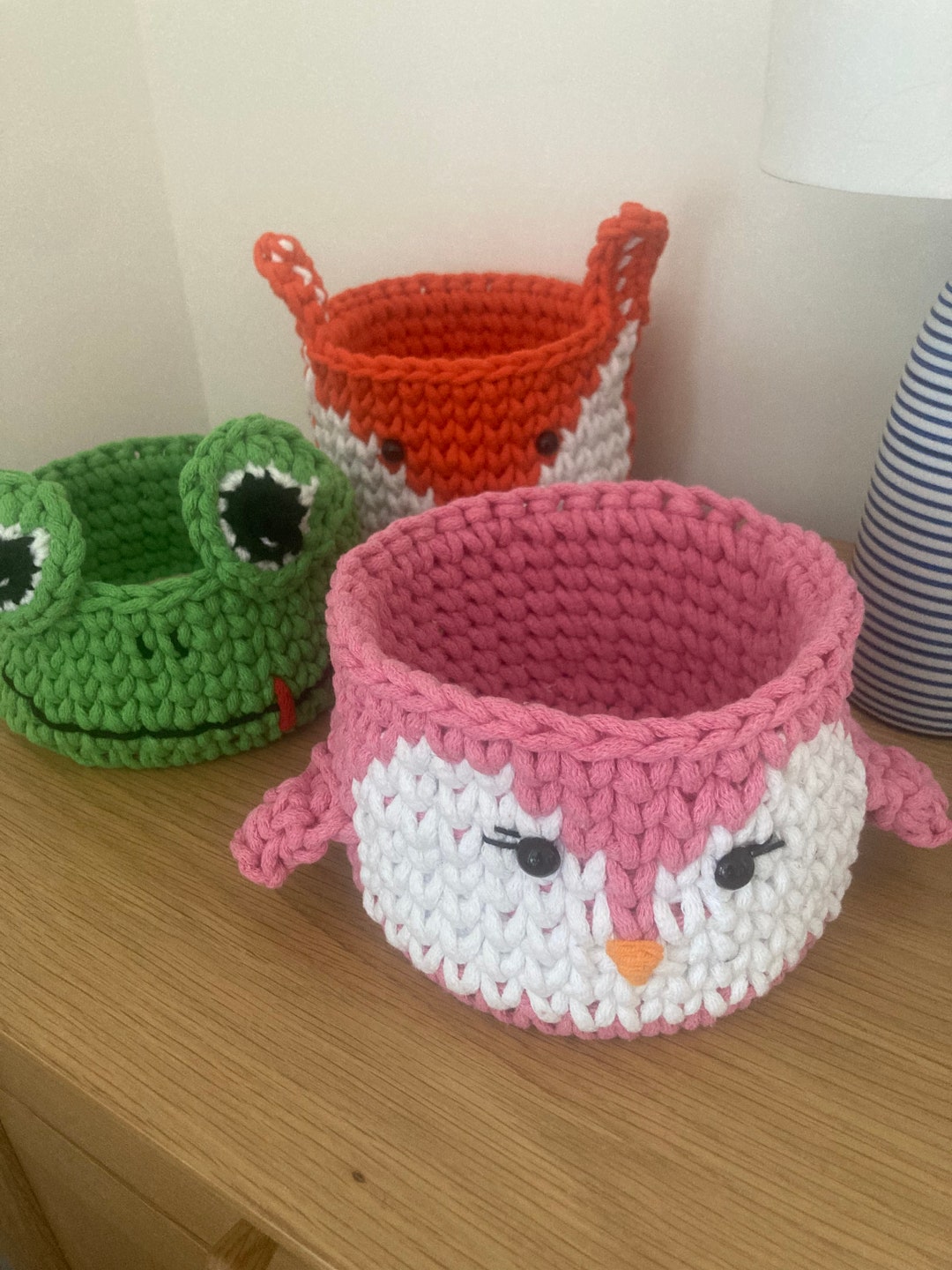 Crochet Storage Baskets - Etsy