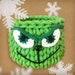 Grinch Crochet Basket - Etsy