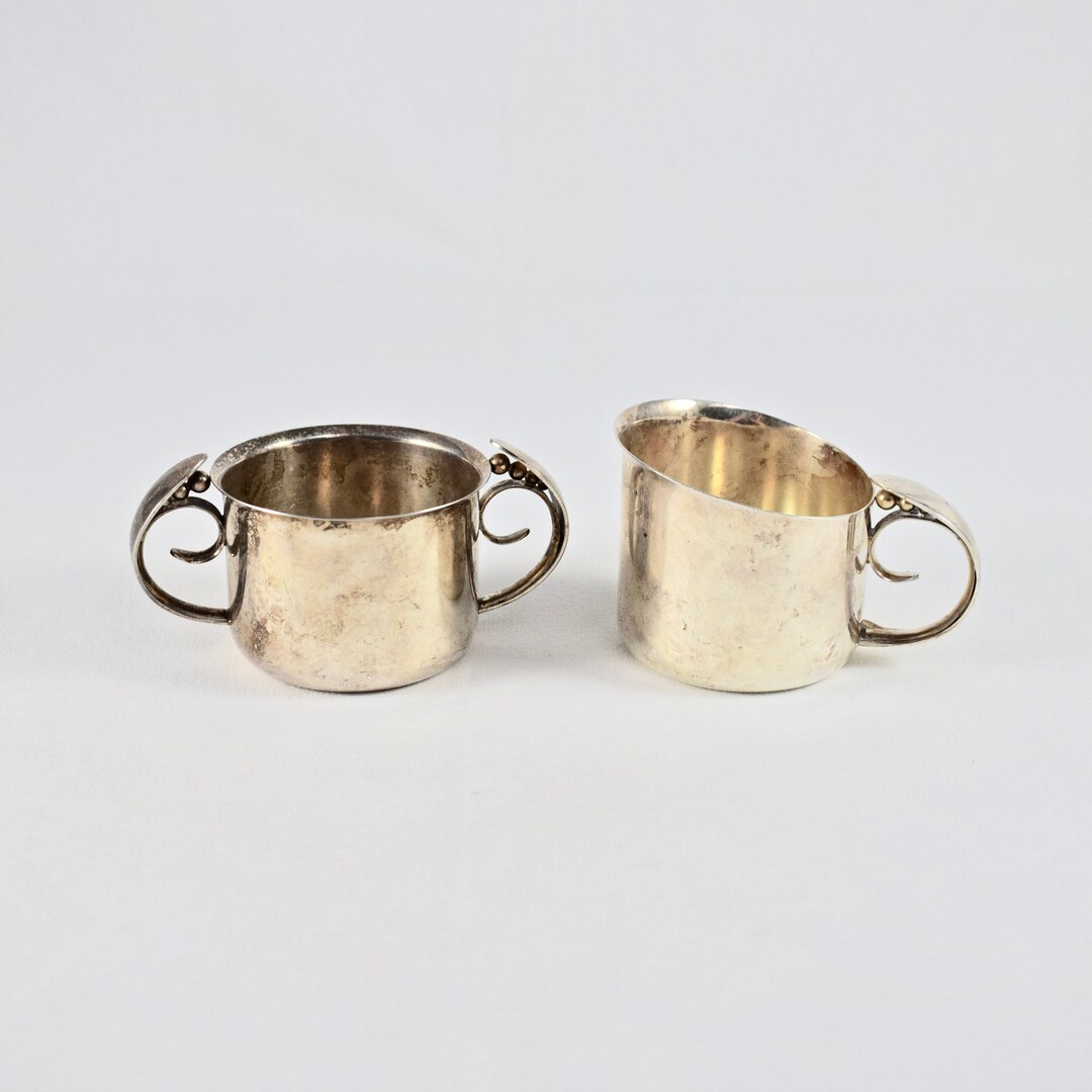 Napier Silverplate Creamer and Sugar Set - Etsy
