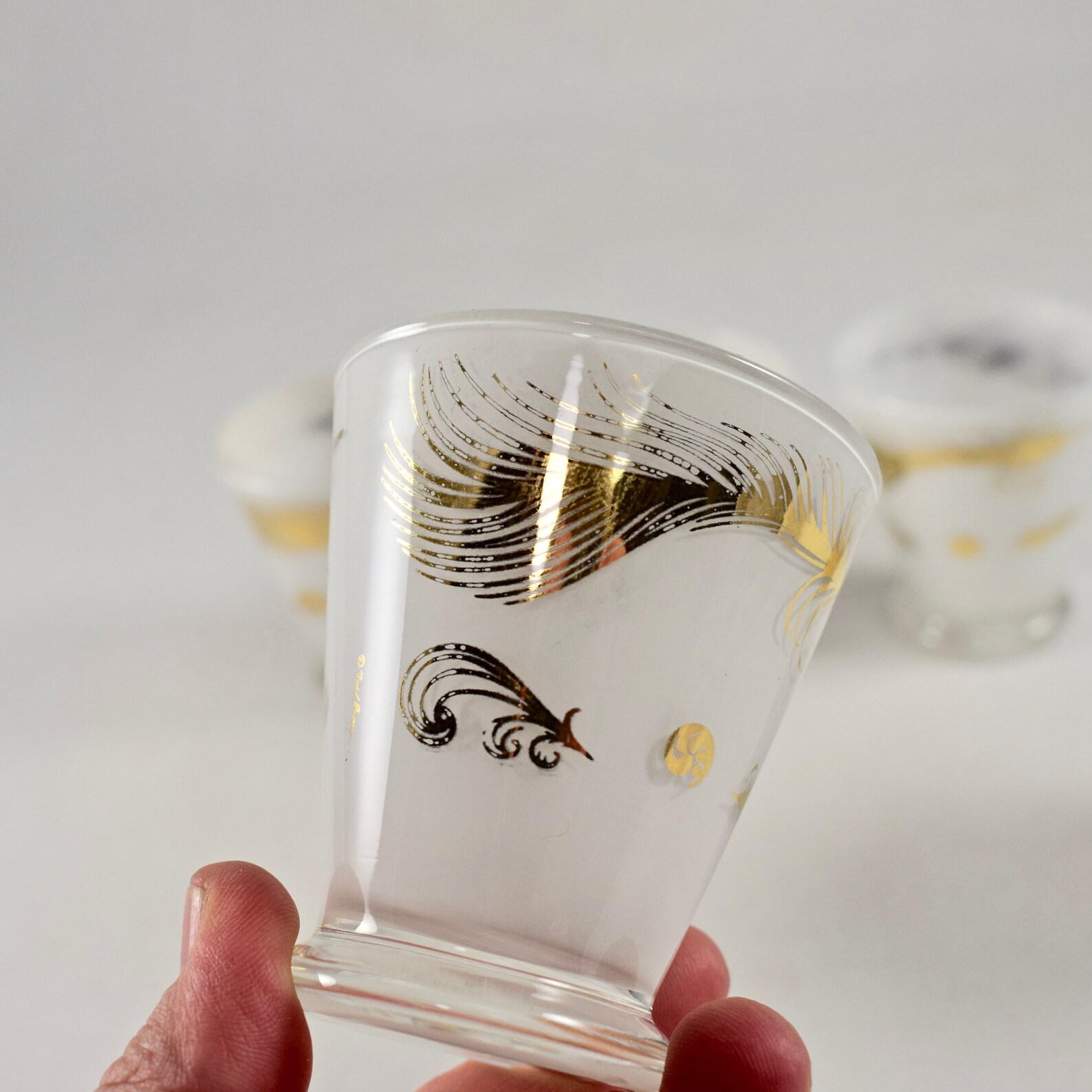 Fred Press Old Fashioned Glasses, Set of Five - Etsy