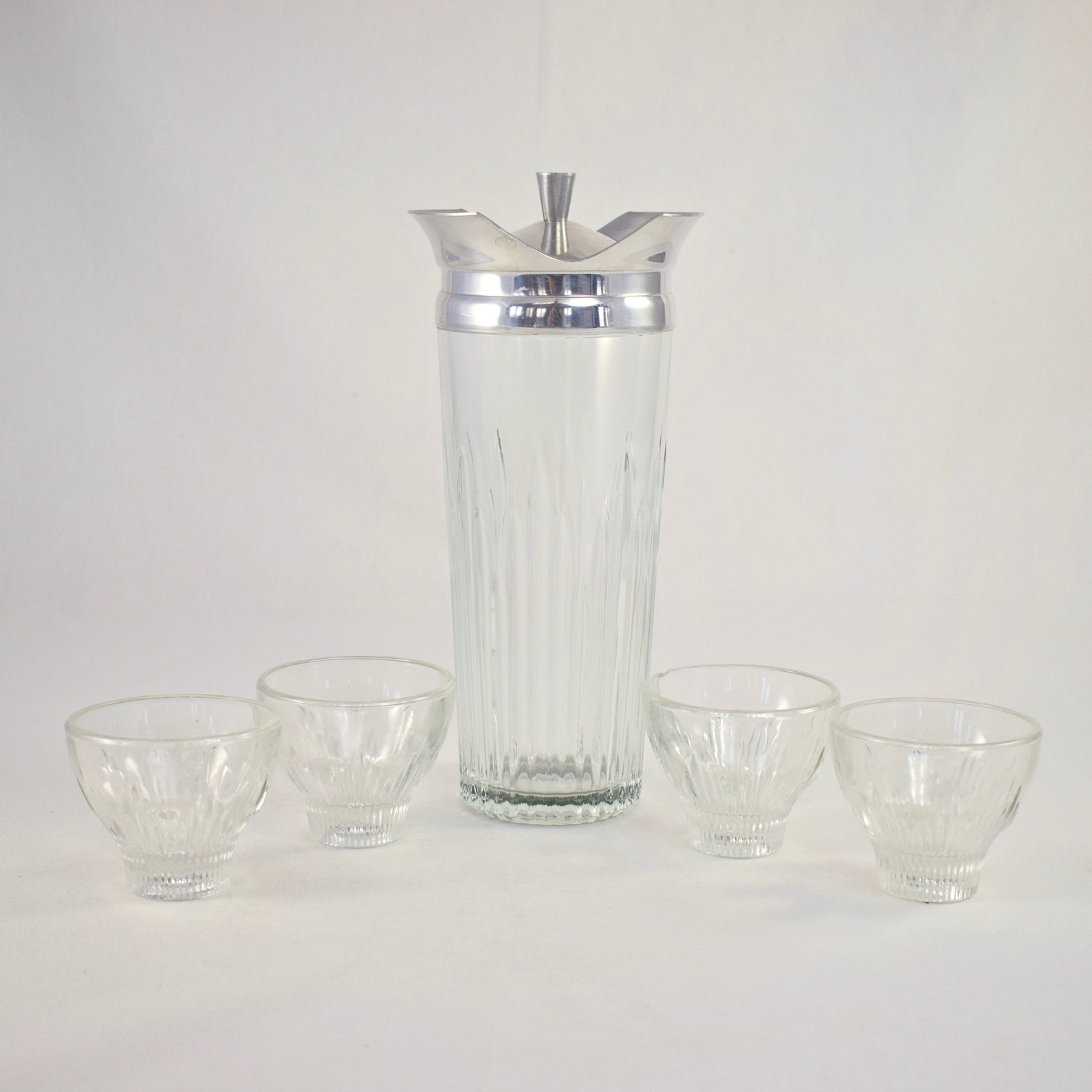 Indiana Glass Cocktailor Cocktail Set - Etsy