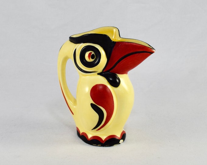 ER Phila Toucan Pitcher, Ditmar Urbach Czechoslovakia Pottery - Etsy