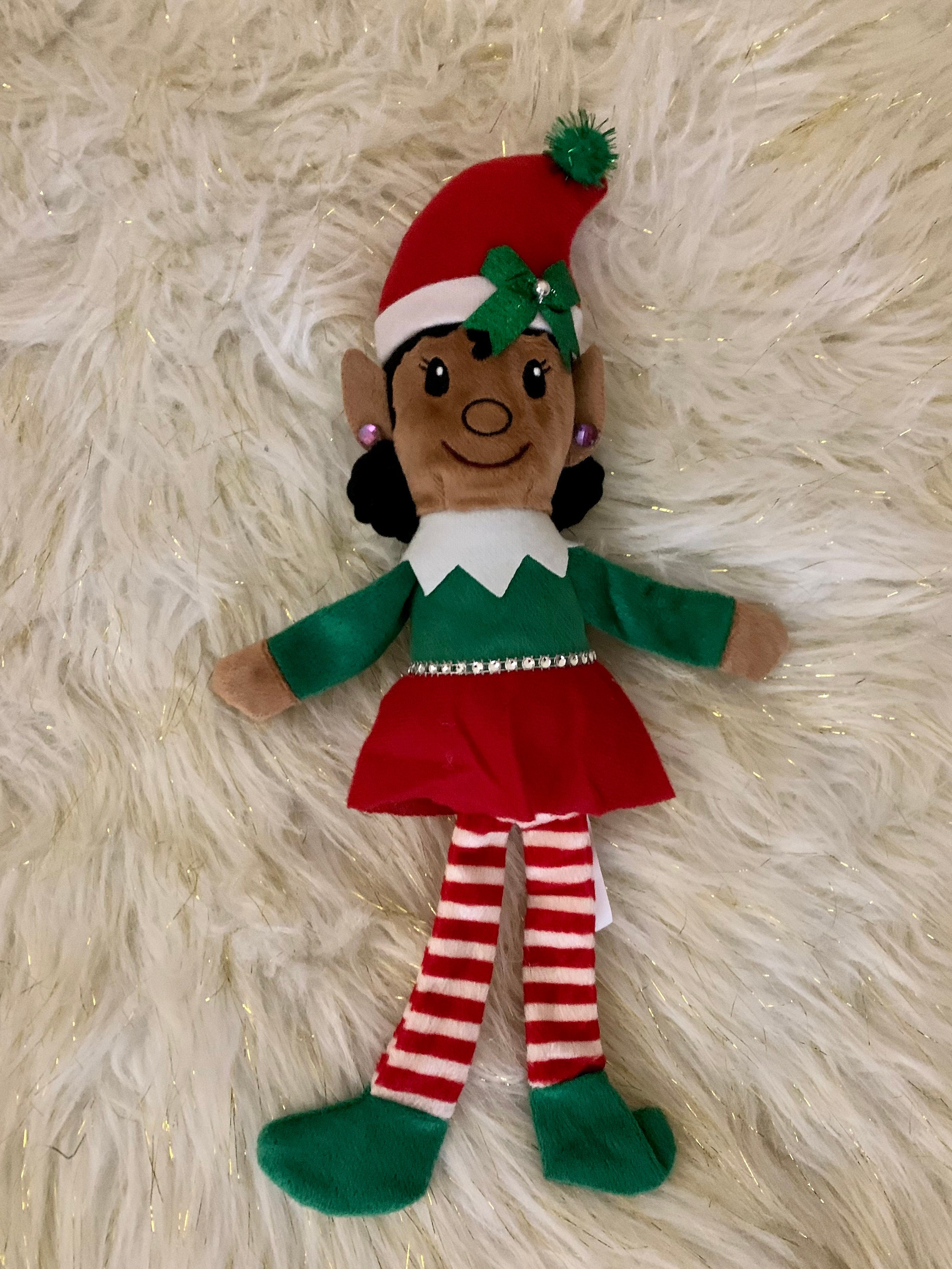 Christmas Elf Personalized Elves Customized Elf Black - Etsy