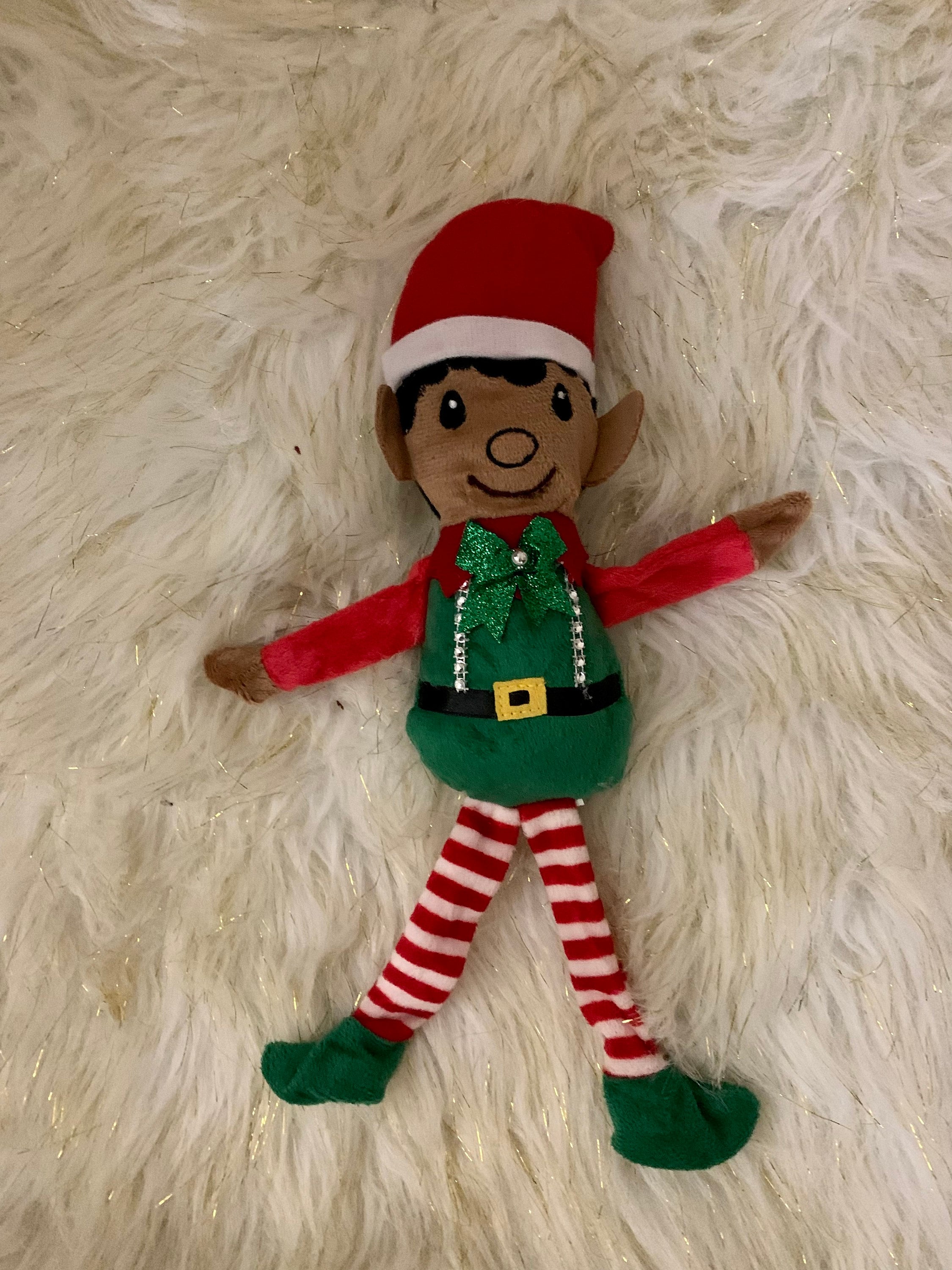 Christmas Elf Personalized Elves Customized Elf Black - Etsy