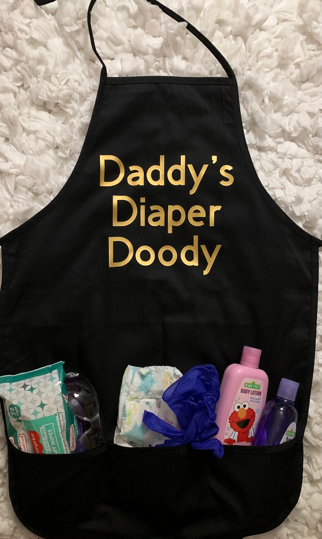 Daddy’s Diaper Doody Apron; Funny Apron for Dad; Baby Shower Gift; Dad ...