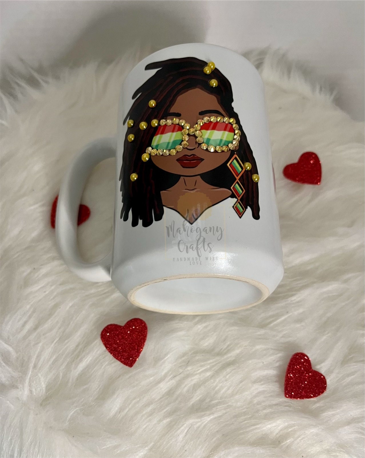 Girl With Locs Mug Dreadlock Mug Black Girl Mug African - Etsy