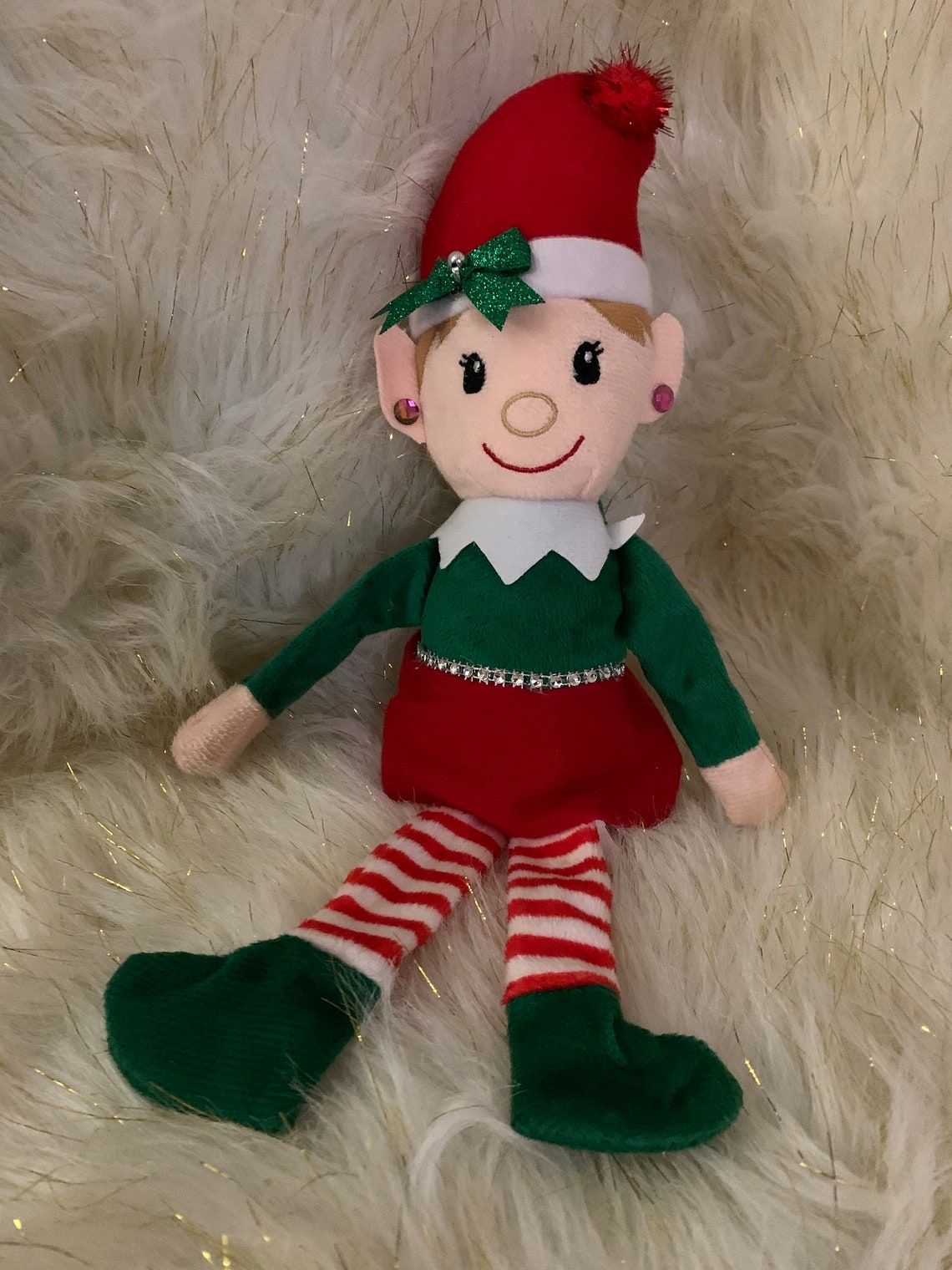 Christmas Elf Personalized Elves Customized Elf Black - Etsy