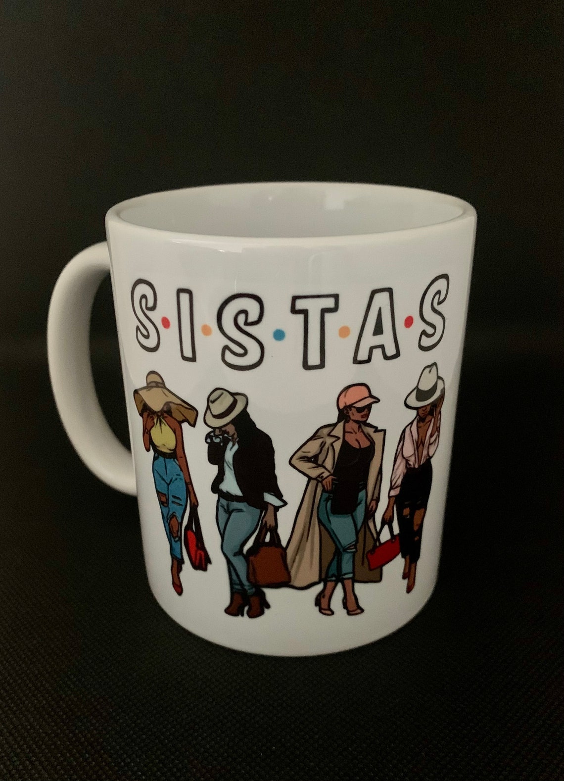 Sistas Mug; Sisters Mug; Best Friend Mug; Girlfriend’s Mug; Black Girl ...