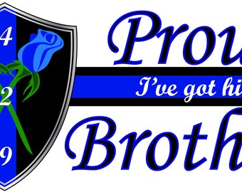 Police Thin Blue Line American Flag Vinyl Decal Sticker Car Truck ...