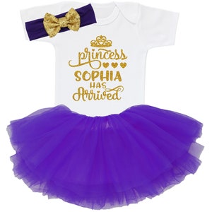 Personalized Coming Home Outfit Girl, the Princess Has Arrived, Baby ...