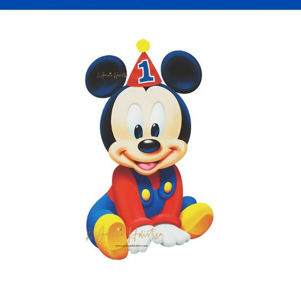 Baby Blue Mickey - Etsy