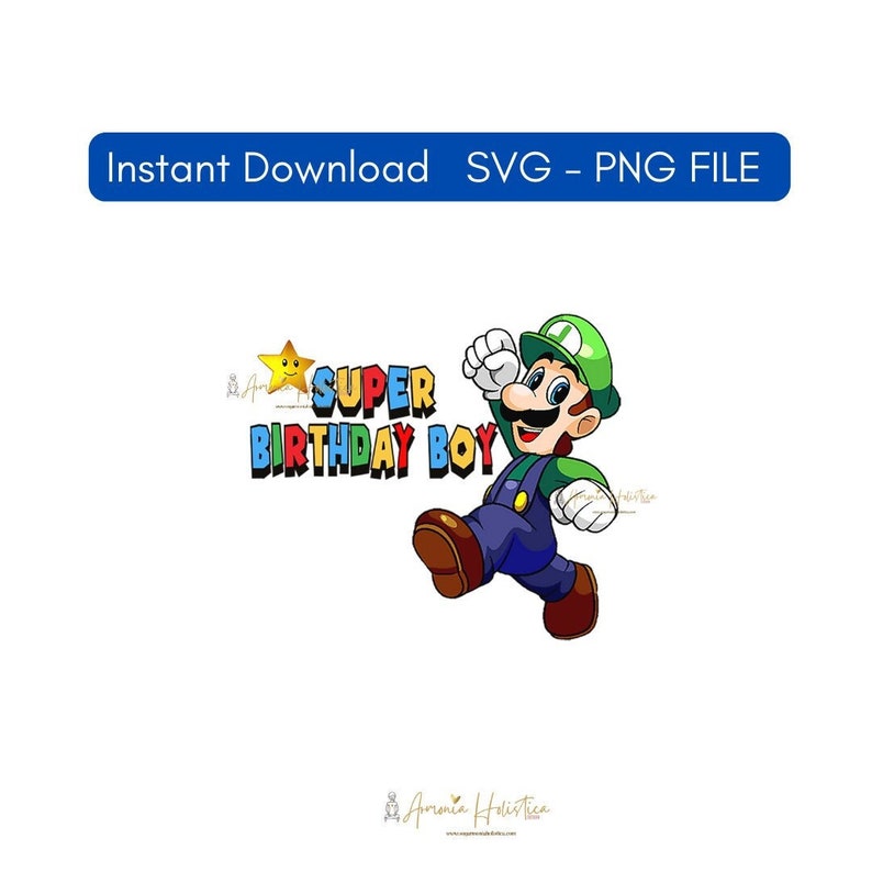 Super Mario SVG, Super Birthday Boy SVG, Super Party SVG, Archivo ...